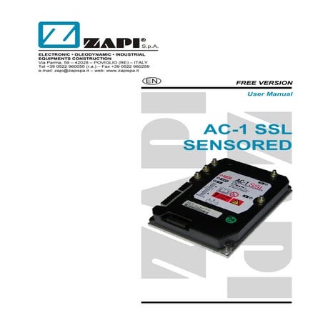 354812711-Zapi-Ac1-Ssl.pdf servo drive ac1-ss1 | PDF