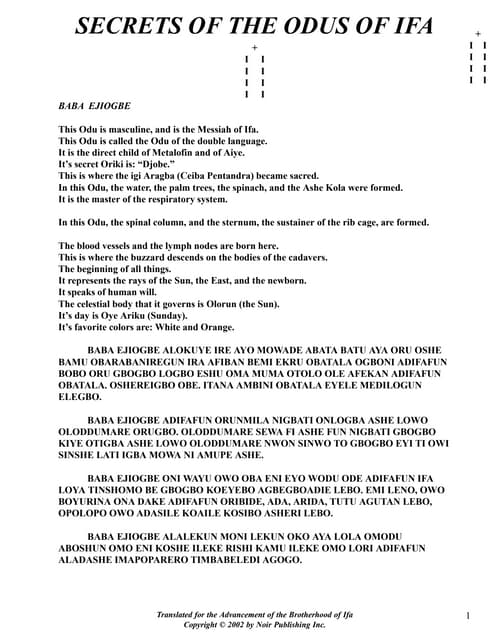 Basic obi abata_divination | PDF