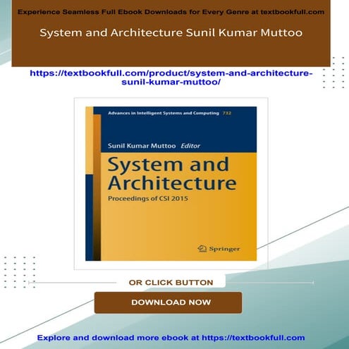 Instant ebooks textbook System and Architecture Sunil Kumar Muttoo download all chapters | PDF