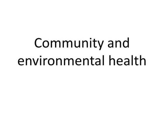 Grade 9 Health. First Quarter. Lesson 1. The Concepts of Community and ...