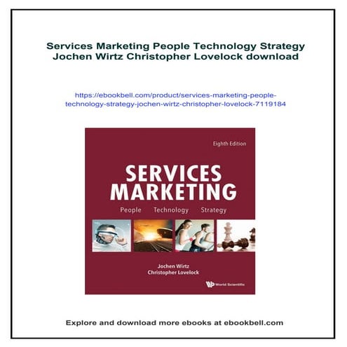 Services Marketing People Technology Strategy Jochen Wirtz Christopher ...
