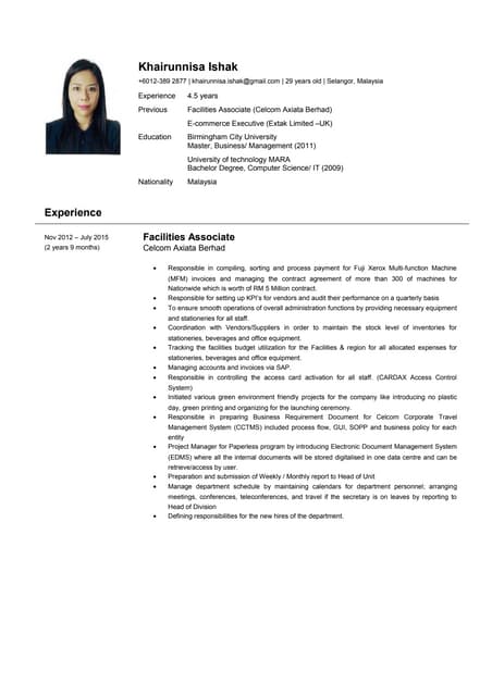 CV Talha | DOC