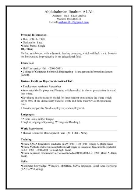 CURRICULUM VITAE hafiz | PDF