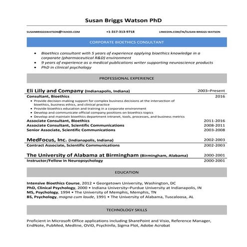 Watson_CV_EXTERNAL_AUG_2016 | PDF