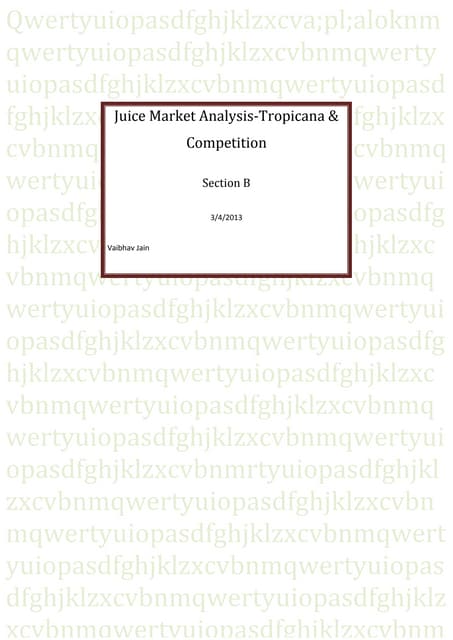 Smoothie and juice bar business plan | PPT