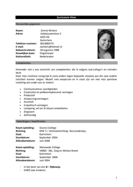 http___cv-voorbeeld | PDF