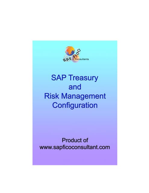 Sap trm treasury & risk management | PDF | Stocks and Bonds | Personal ...