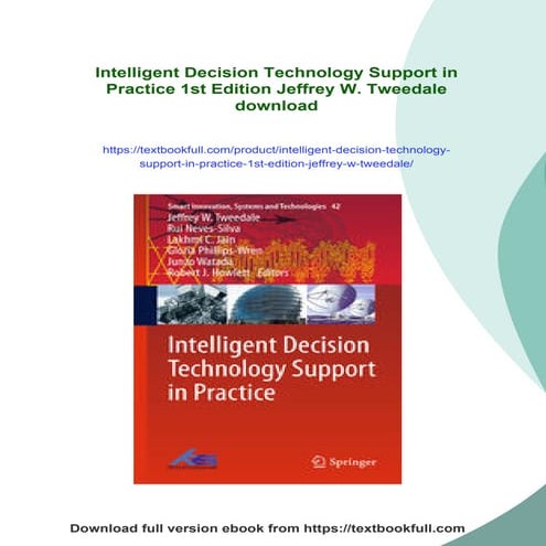 Intelligent Decision Technology Support in Practice 1st Edition Jeffrey ...