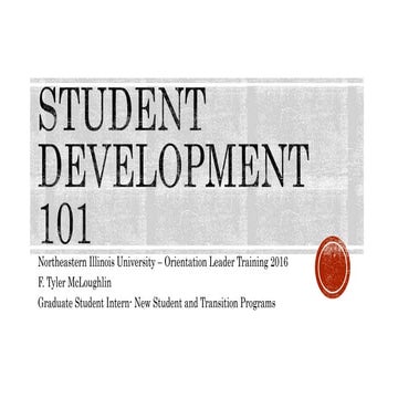Student Development 101 (1) | PPTX