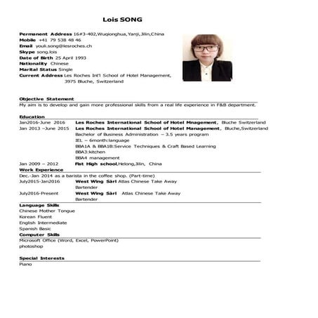Addington, Lisa (resume) | DOCX