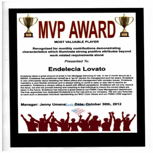 Employment Awards Demonstrating Value as Employee | PDF | Awards Shows ...