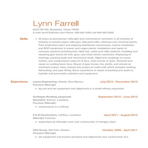 Lynn's Resume 1 | PDF