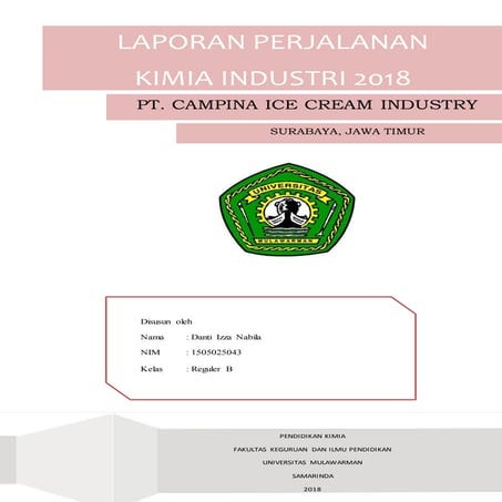 Cover perlaporan | DOCX