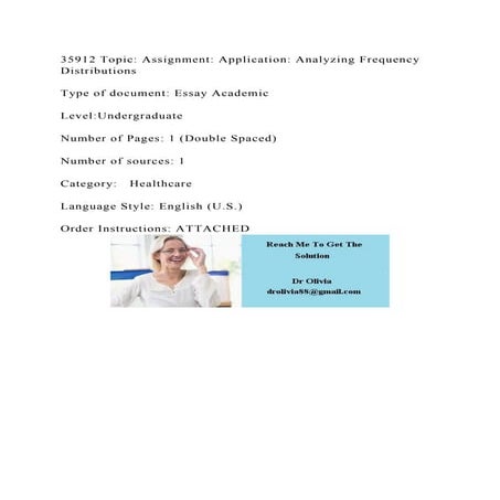 35912 Topic Assignment Application Analyzing Frequency Distributi.docx