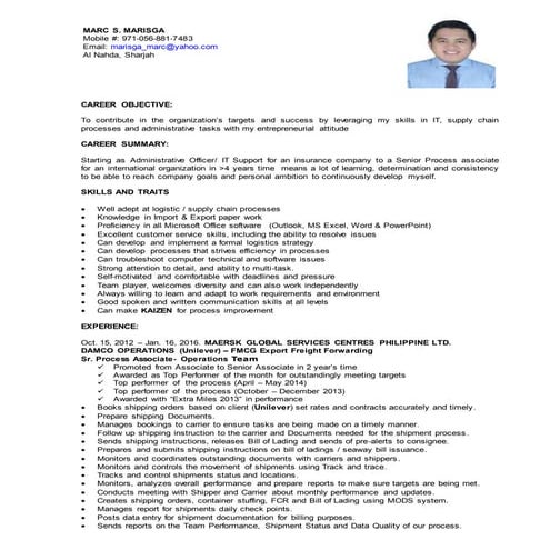 Maria's resume | PDF