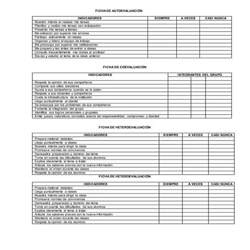 35929753 ficha-de-autoevaluacion-coevaluacion-heteroevaluacion | DOCX