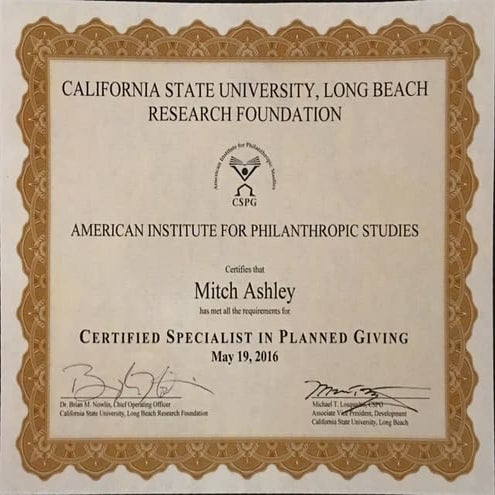 Certified Specialist in Planned Giving | PPT