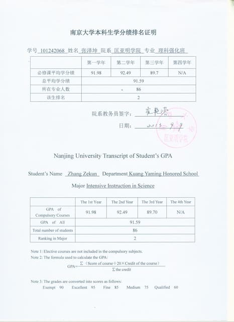 מכתב המלצה - אריקה לנדאו | PDF