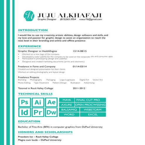 Juju Alkhafaji Resume | PDF