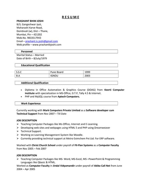 Osama Lubbad CV new1 | DOCX | Computing | Technology & Computing