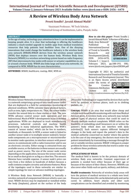 Medical Body Area Networks - MBAN | PDF