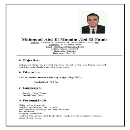 MY CV KSA | PDF
