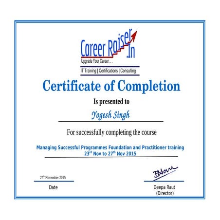 MSP_F&P_Training_Cert | PDF