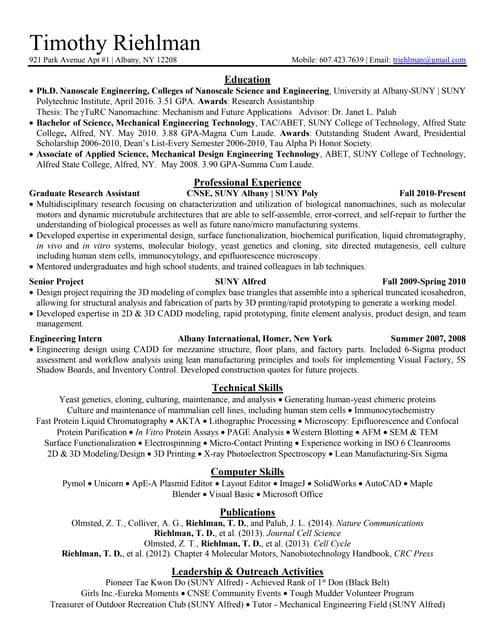 Jordan Garth general resume 2015 | PDF