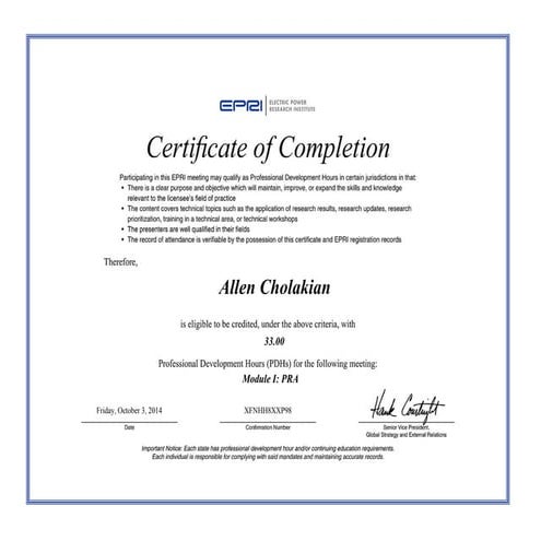 U.S. NRC - EPRI | PPT