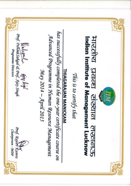 Qualification-2 MBA Provisional Degree Certificate | PDF