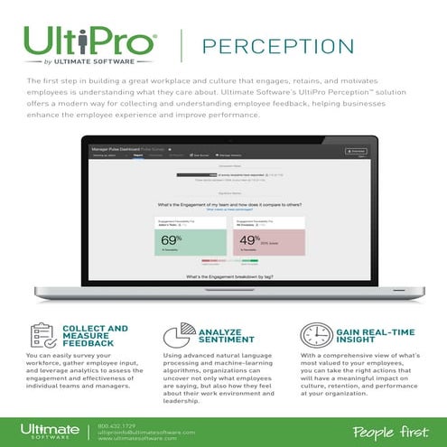 UltiPro Perception Product Profile | PDF