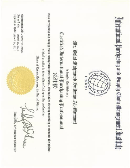 CIQS PQS DIPLOMA | PPT