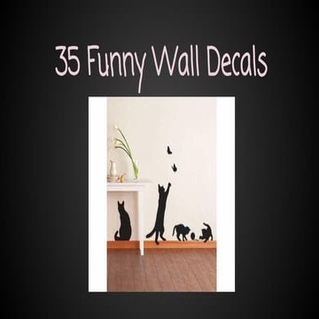 35 Creative and Funny Wall Decals | PDF