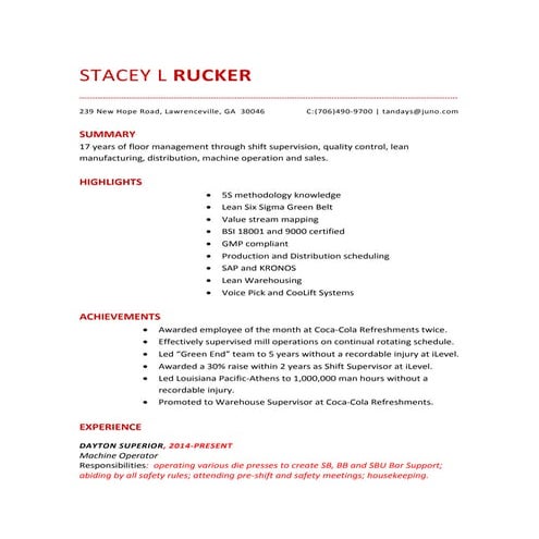 Resume For Raytheon Electronics Technician | DOCX