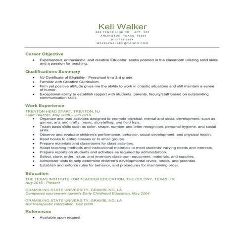 Amanda Gomez private online resume | DOCX