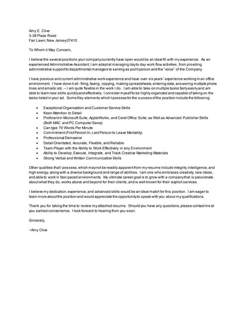 Cover Letter Tracy Schuermann | PDF