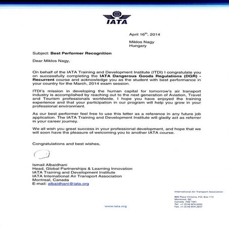 DGR Ref letter | PDF