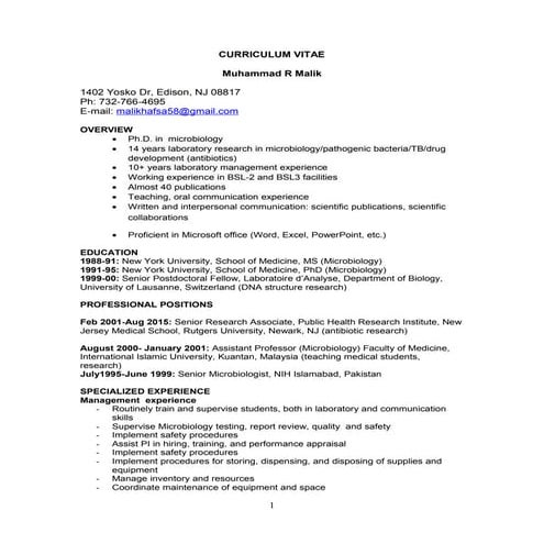 My resume | DOCX