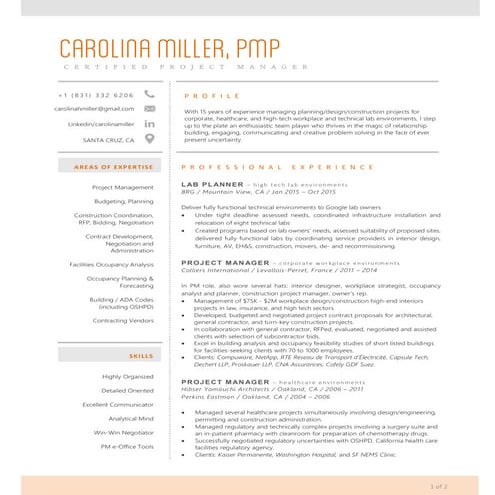 CV Carolina Miller PM GD sm | PDF