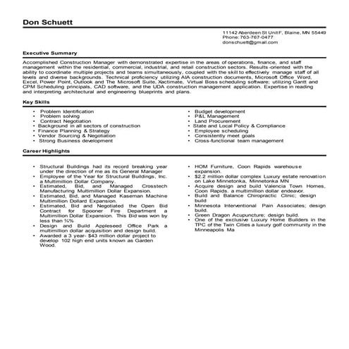 Don Schuett Resume 1016 | DOCX