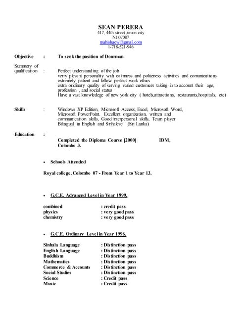 Eric Mertz Resume | PDF