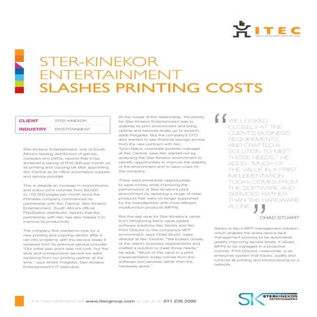 ITEC Case Study | PDF