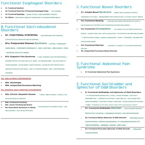 Functional gastrointestinal disorders in children | PPTX
