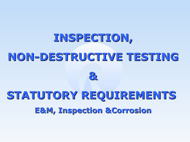 API Specification 6D Quality Specification Level (QSL) | PPTX