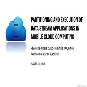 Cloud Computing For Mobile Users Can Offloading Computation Save Ener 