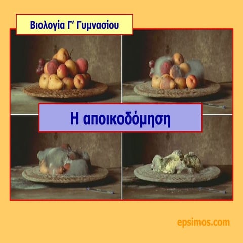 Η αποικοδόμηση | PDF