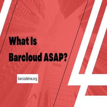What Is Barcloud ASAP? A Complete Guide [Updated 2023] | PDF