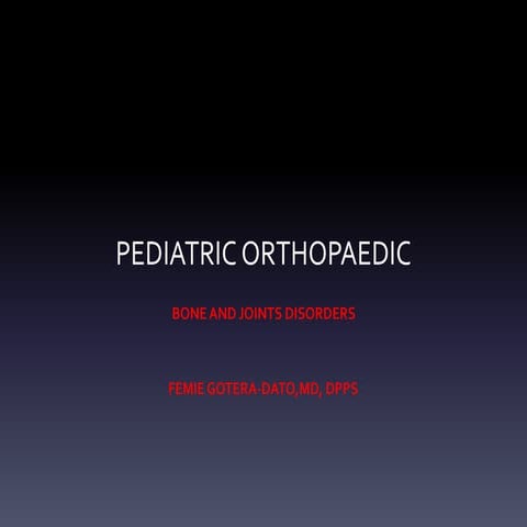 36. BONES AND JOINTS DISORDER pediatrics | PDF