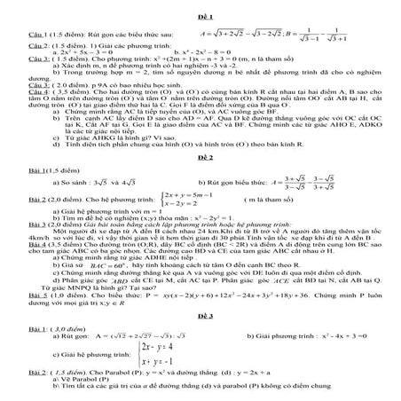 36 de-luyen-thi-vao-lop 10 | PDF