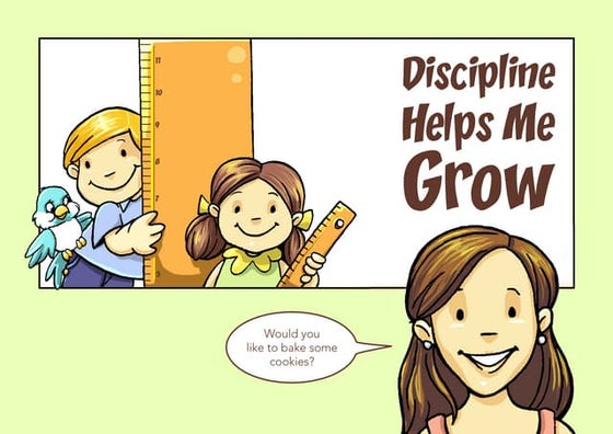 Coloring Page: Discipline Helps Me Grow | PDF